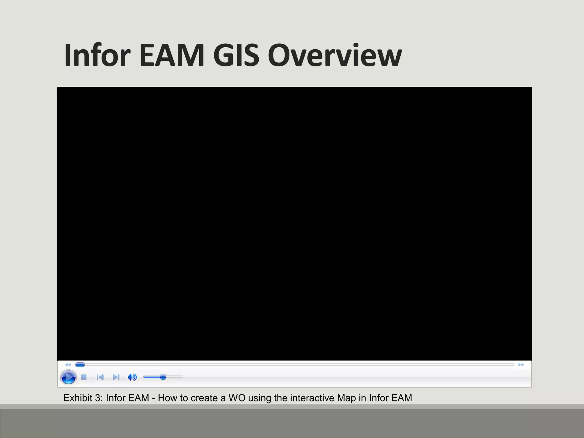 Infor gis integration | PPSX