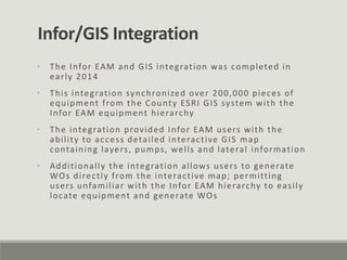 Infor gis integration | PPT