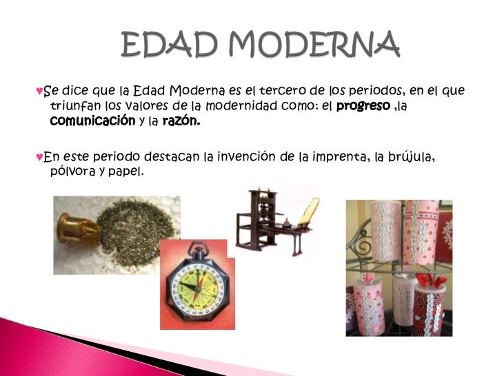 edad moderna