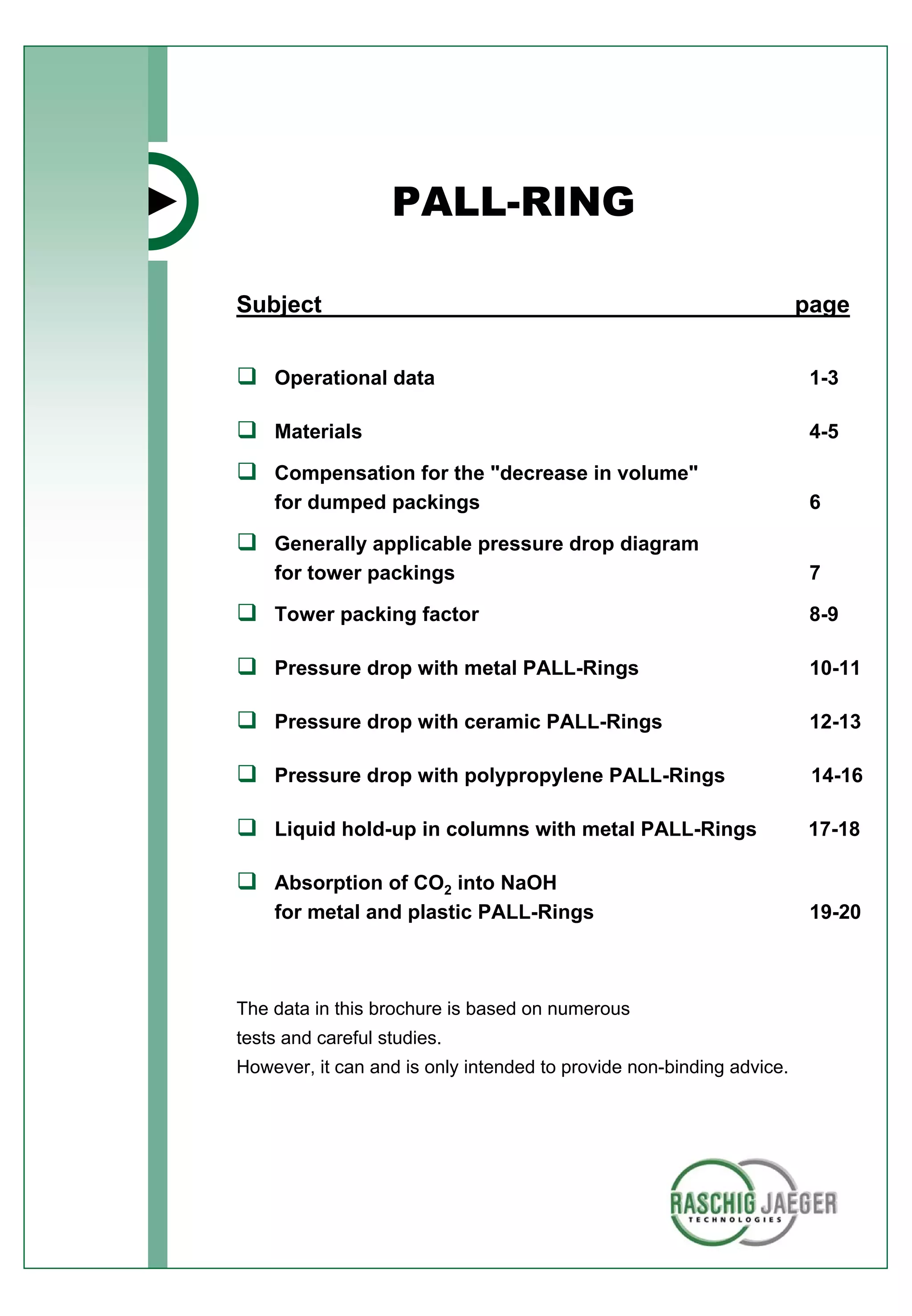 Info raschig pall ring-350 | PDF