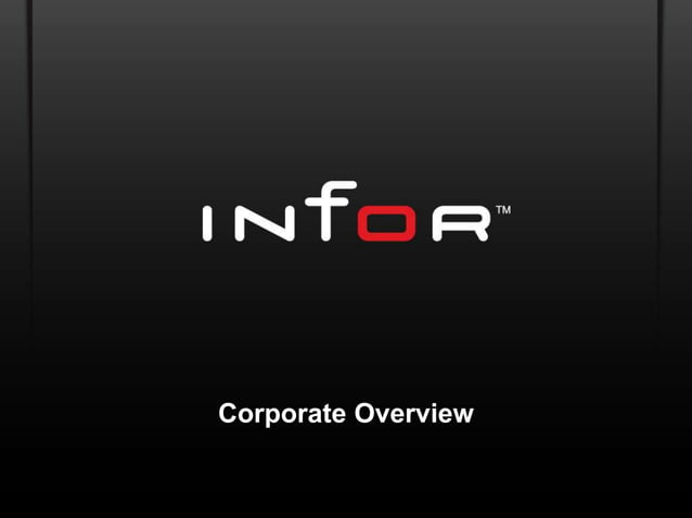Infor Corporate Overview | PPT