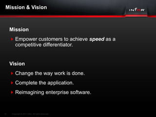 Infor Corporate Overview | PPTX