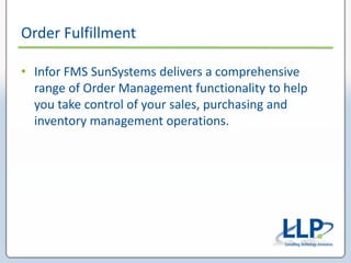 Infor SunSystems FMS | PDF