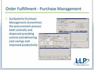 Infor SunSystems FMS | PDF