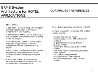 Inforge technical services llc Hotel Room Automation and ELV Systems | PPTX