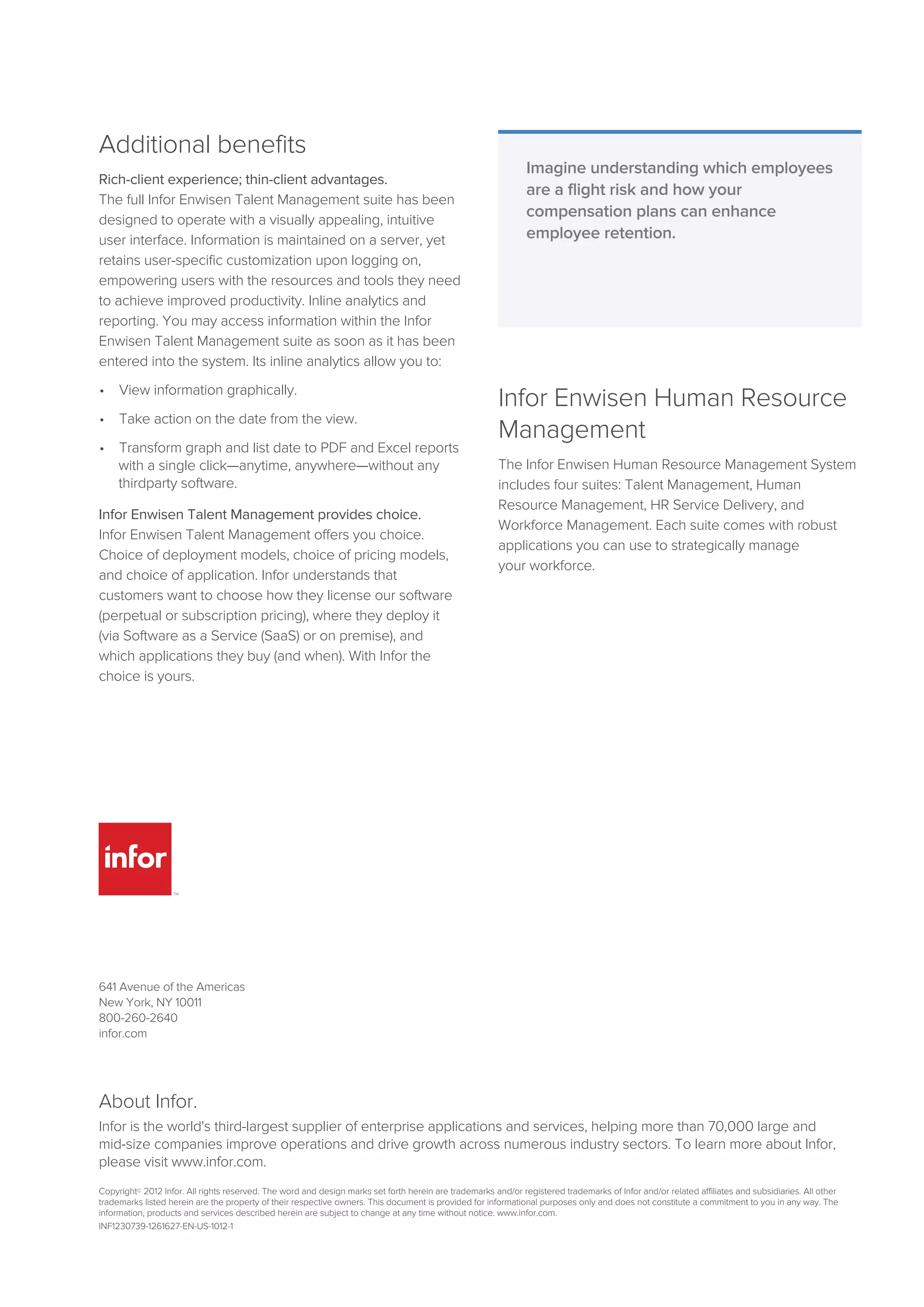Infor hcm talent management | PDF