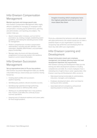 Infor hcm talent management | PDF