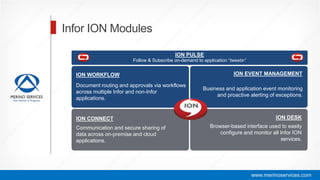 Infor ION in the real world by merino consulting services bv | PPT