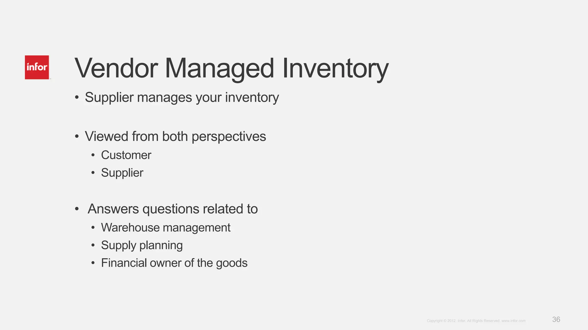 Inforln.com Baan 4 to LN Differences Training - Warehousing & Inventory ...