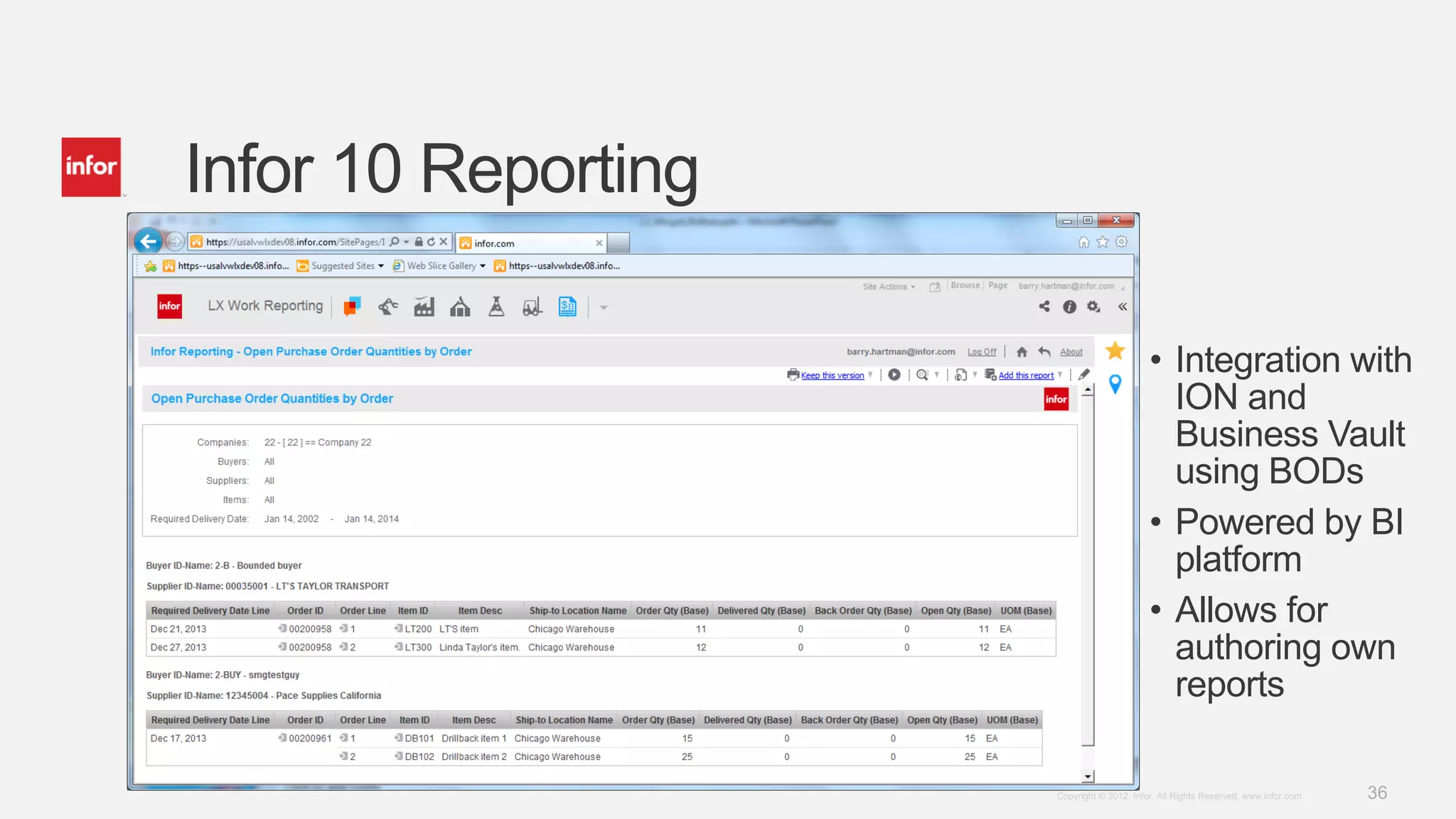 Infor LX/BPCS Vision Roadmap | PDF | Business | Business and Finance
