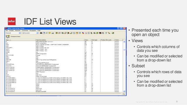 Infor LX/BPCS Vision Roadmap