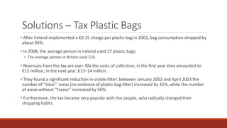 Plastic Bag Pollution - The Problem and Solutions | PPT