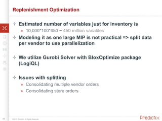 Forecasting, Markdown and Replenishment Optimization: An Integrated Framework for | PPT