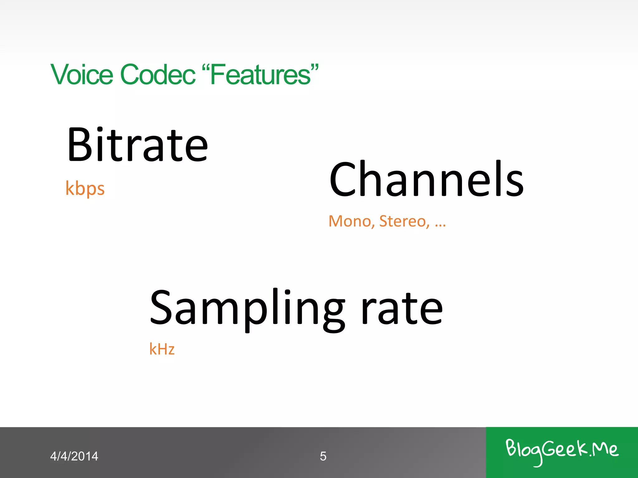 WebRTC Audio Codec: Opus and processing requirements | PPT