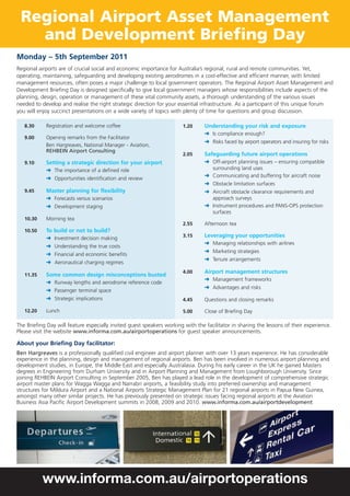 Informa Airport Operations Brochure | PDF