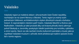 Informace o Valašském regionu | PPT