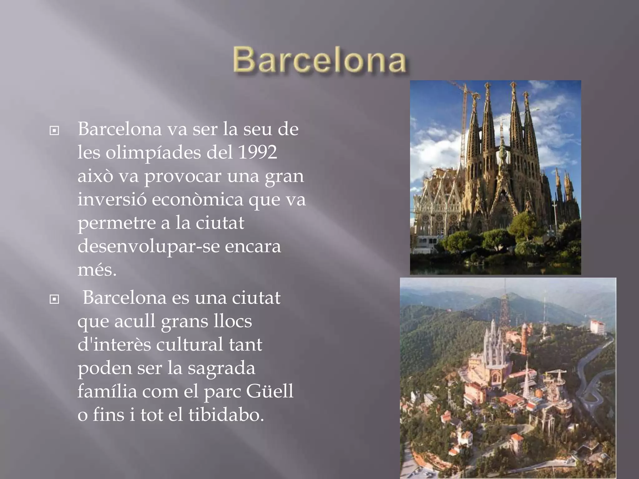 Informació general sobre barcelona power point | PPTX