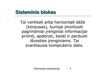 Informacija kompiuteryje | PPT