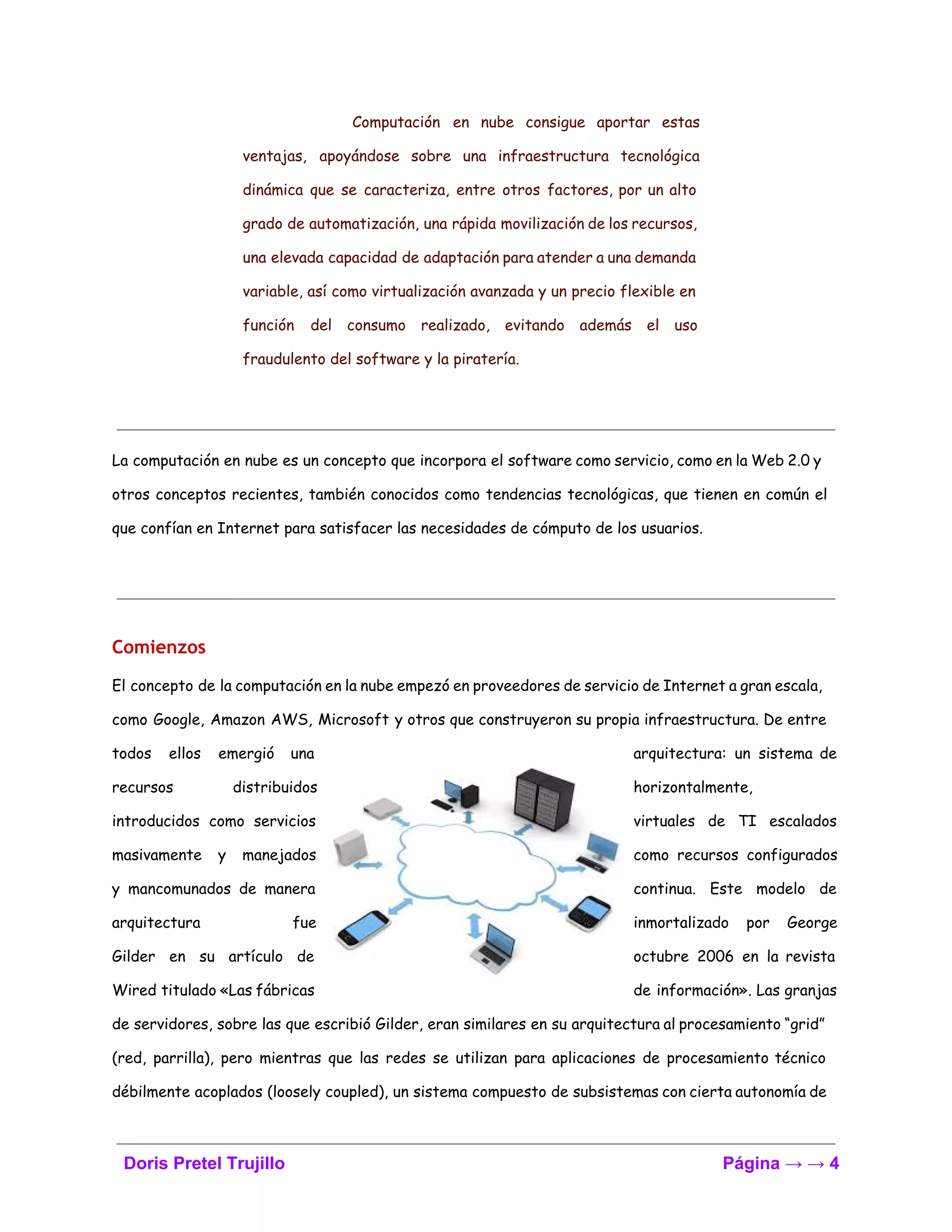 Información en la nube | PDF