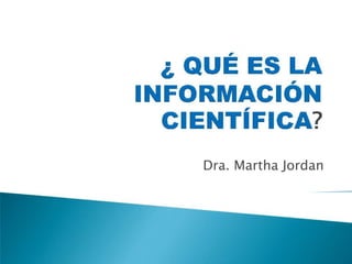 Información científica | PDF