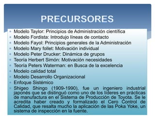 Informacion del sistema Toyotista | PPTX