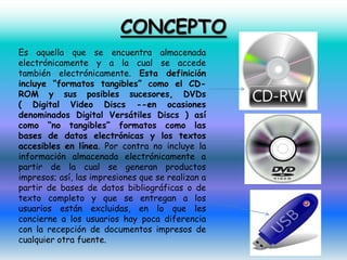 Informacion electronica | PPTX