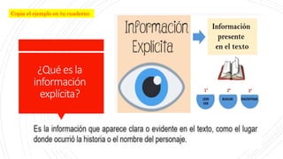 Informacion explicita e implicita | PPTX