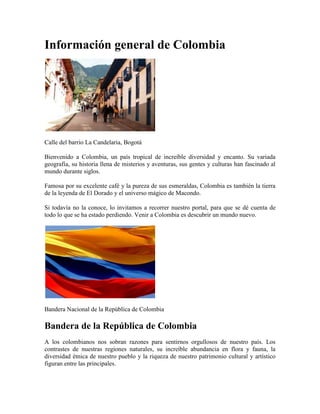 Informacion general de colombia | PDF