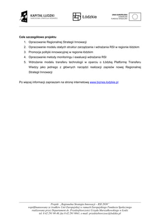 Informacja o projekcie_rsi | PDF