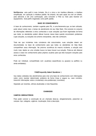 Informações importantes sobre estrutura do glpi | DOCX