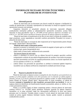Informaţii plan-de-intervenţie | PDF
