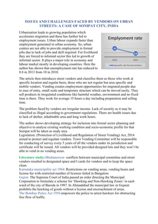 Informal sector | PDF