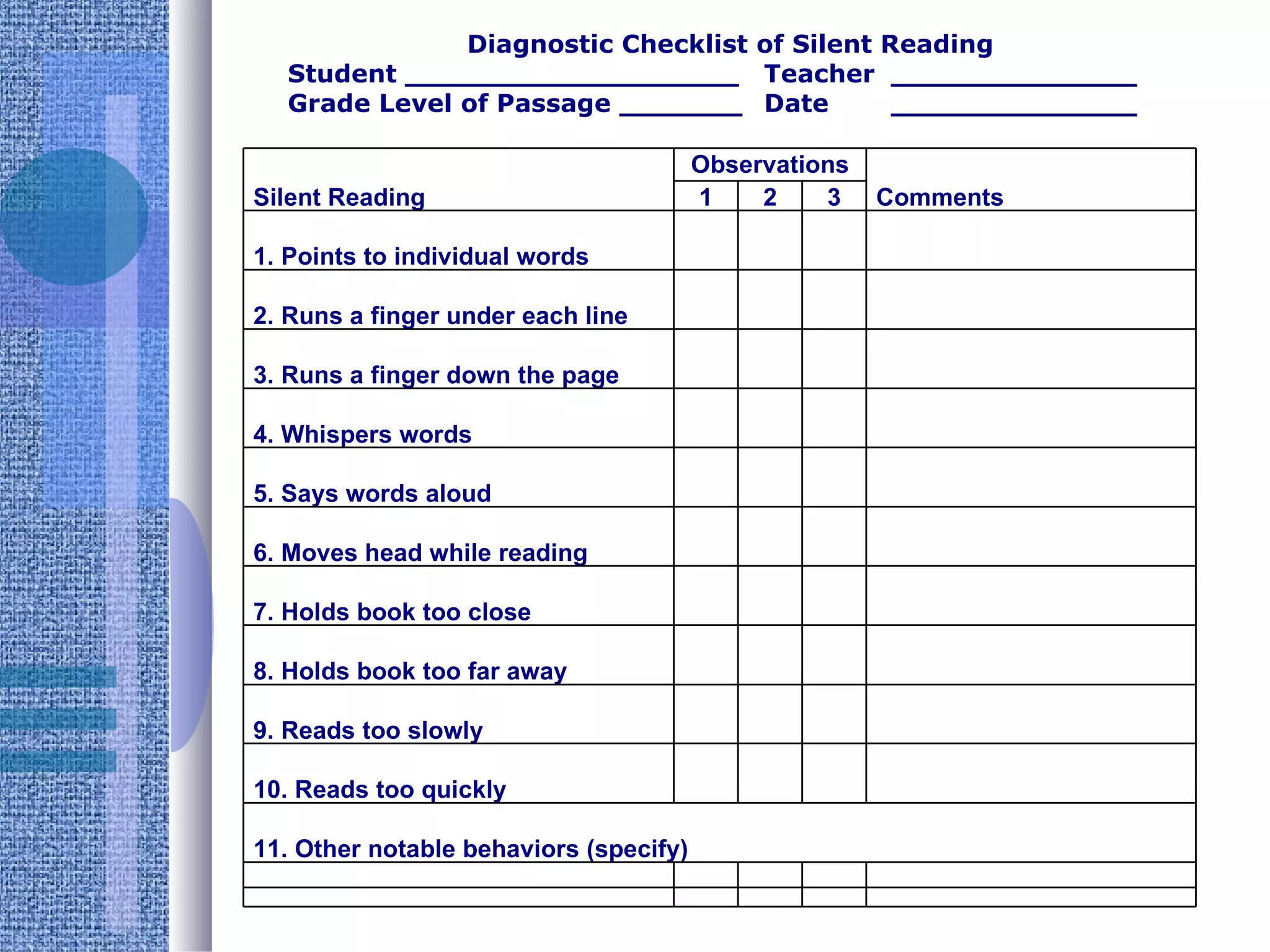 Informal Classroom Assessment | PPT