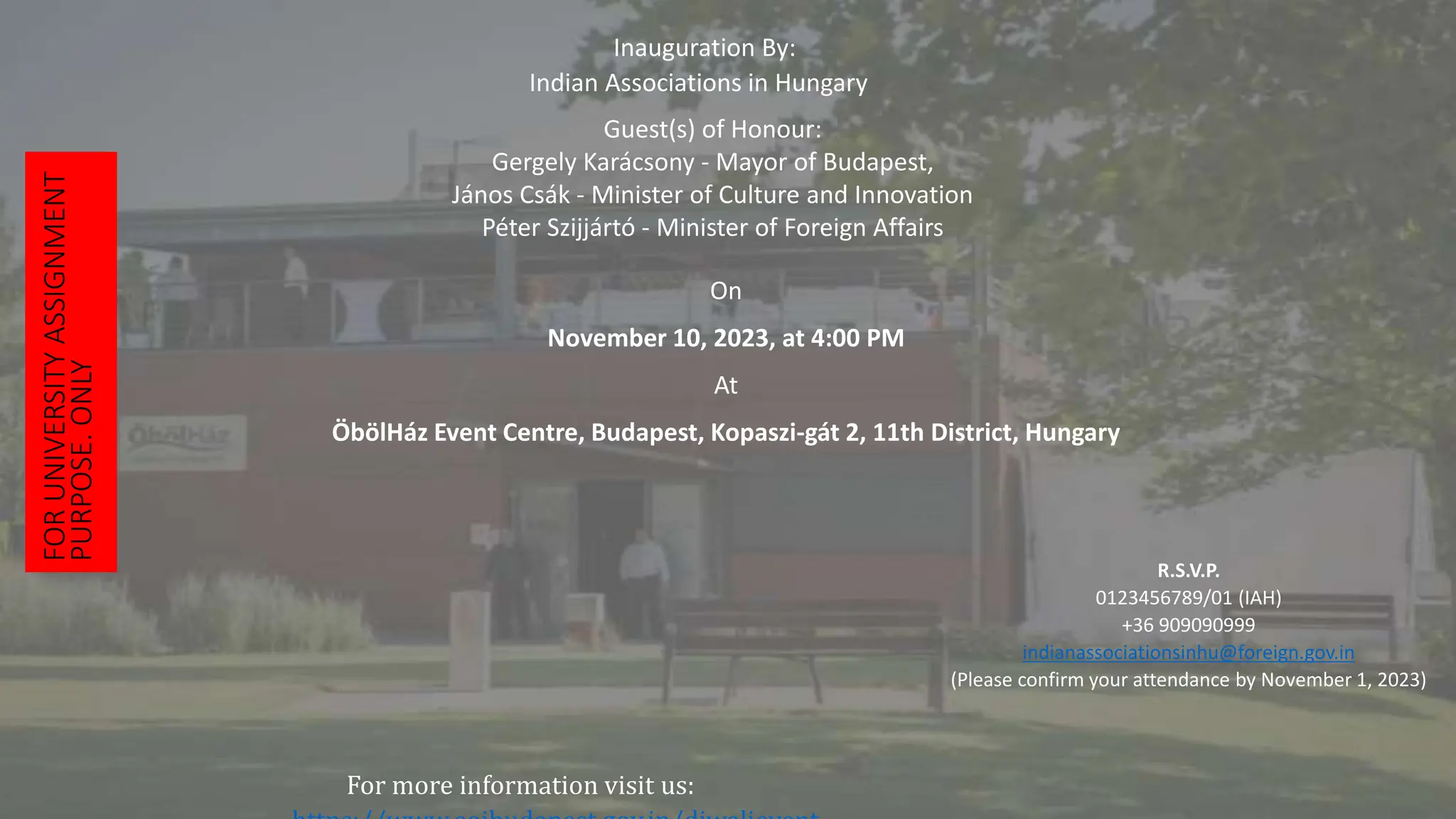 Informal - Indian Protocol Event in Budapest | International Relations ...