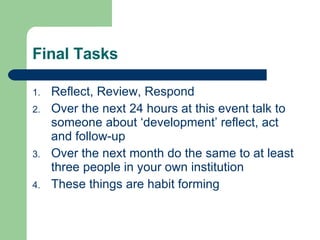 Informal Staff development | PPT