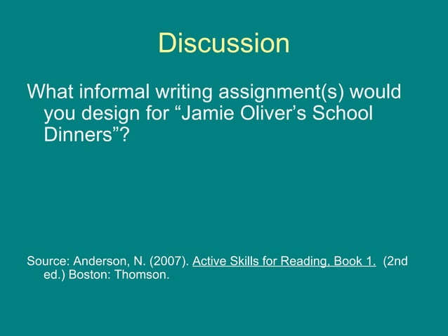 Informal Writing | PPT
