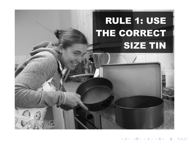 5 Rules for Baking Cakes | PPT