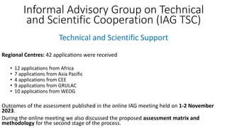 Informal Advisory Group on Technical and Scientific Cooperation (IAG ...