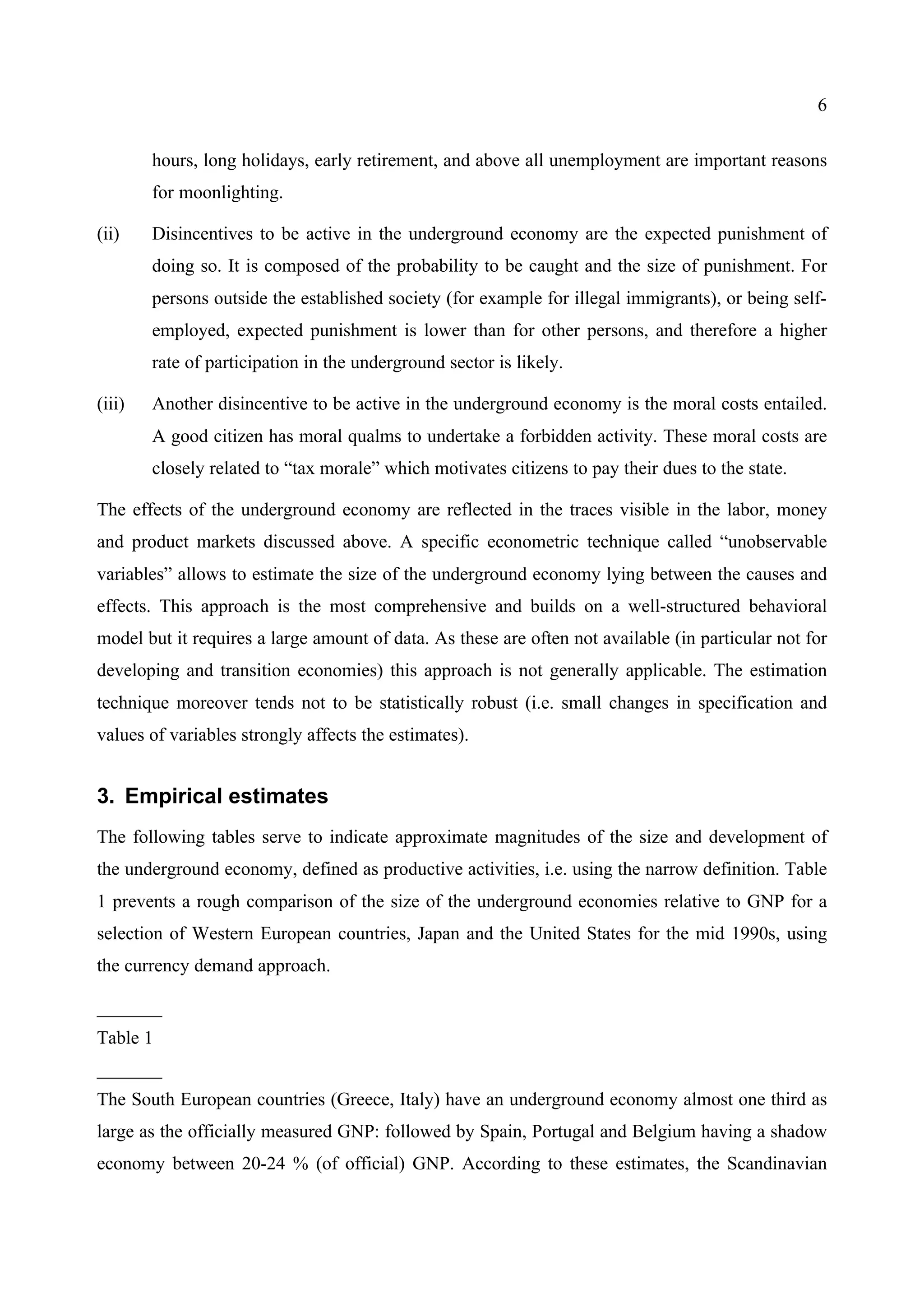 Informal and underground economy | PDF