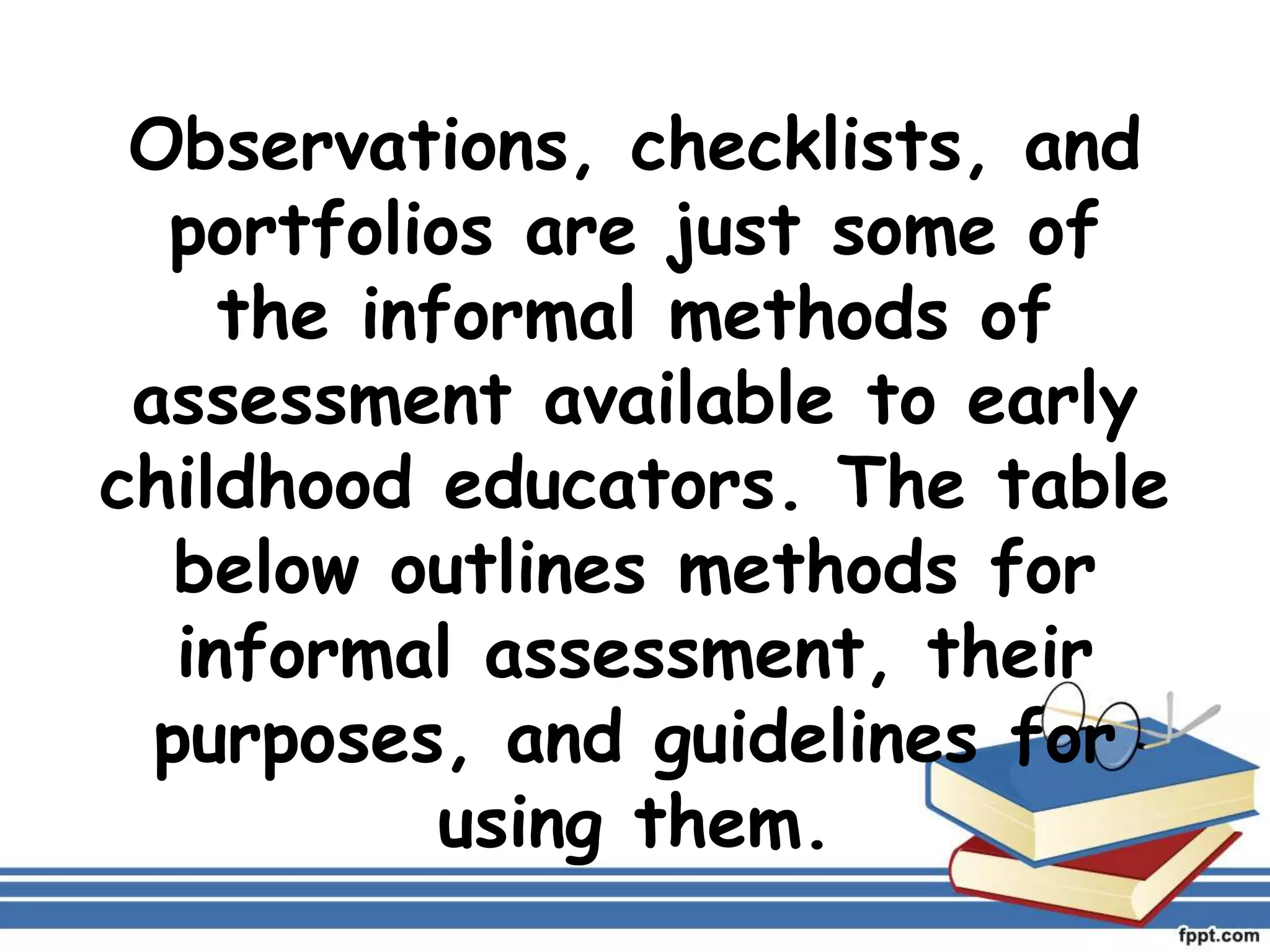 Informal assessment | PPTX