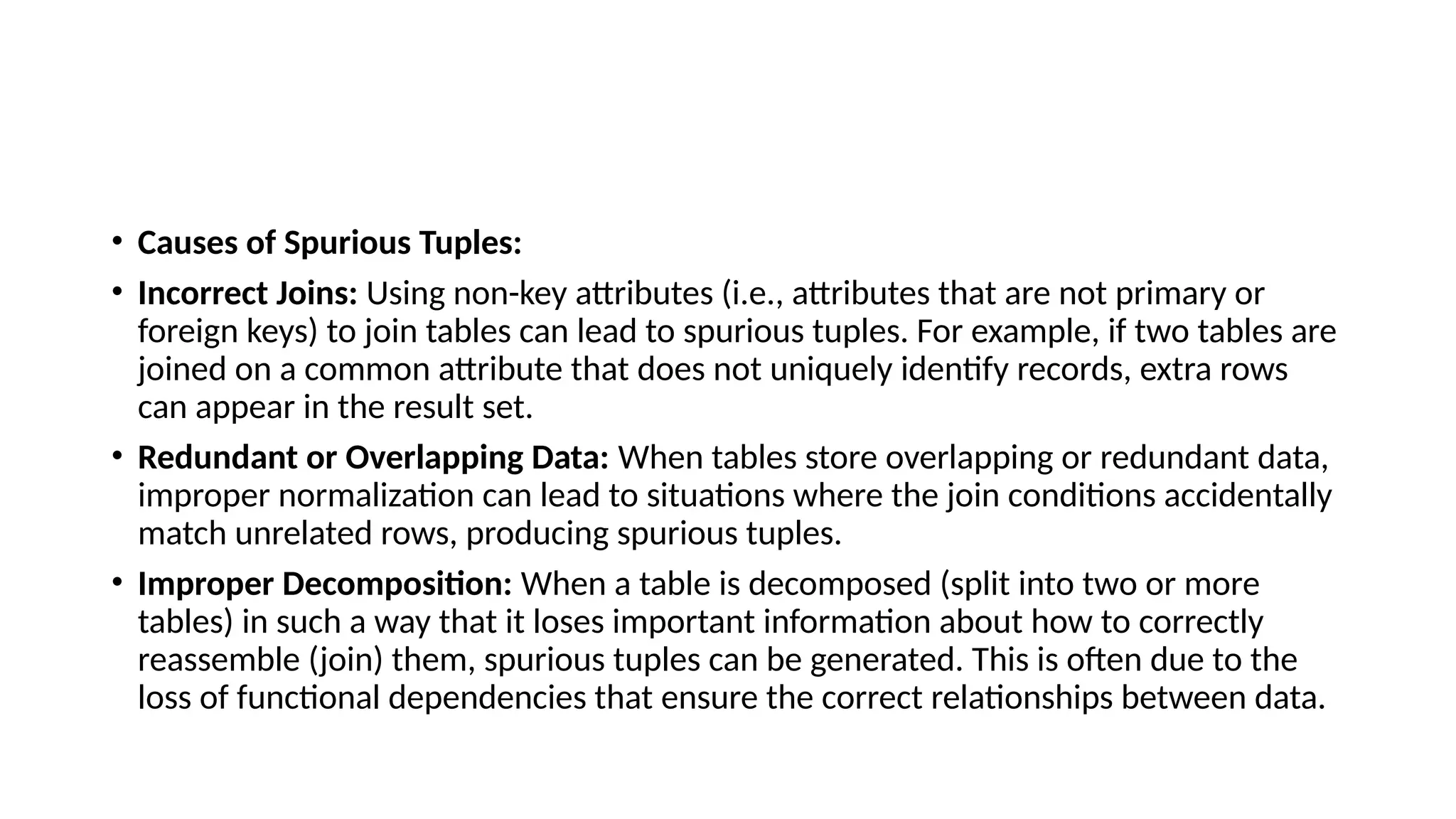 Informal Design Guidelines For Relation Schemas Pptx Databases