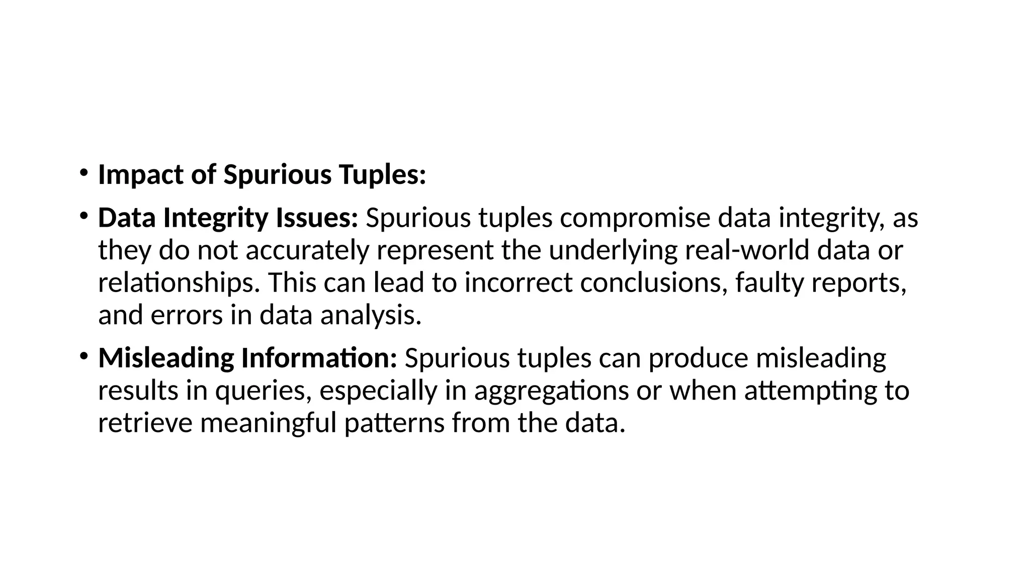 Informal Design Guidelines For Relation Schemas Pptx Databases