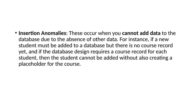 Informal Design Guidelines for Relation Schemas.pptx | Databases ...