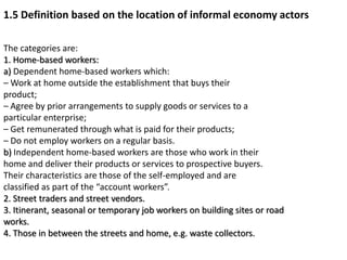 Informal economy | PDF