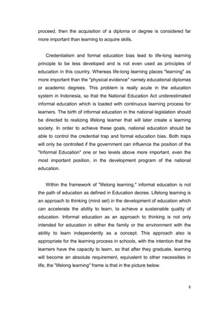 Informal education in national development (2012) | PDF