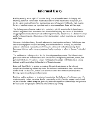 Informal Essay.pdf