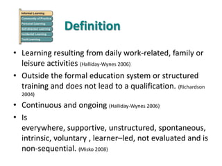 Informal Learning | PPT