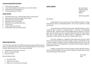 Informal Letter Writing | DOCX