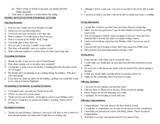 Informal Letter Format and Essay By Kelvin | DOCX