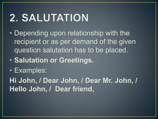 Informal letter | PPTX | Wedding | Personal Celebrations & Life Events